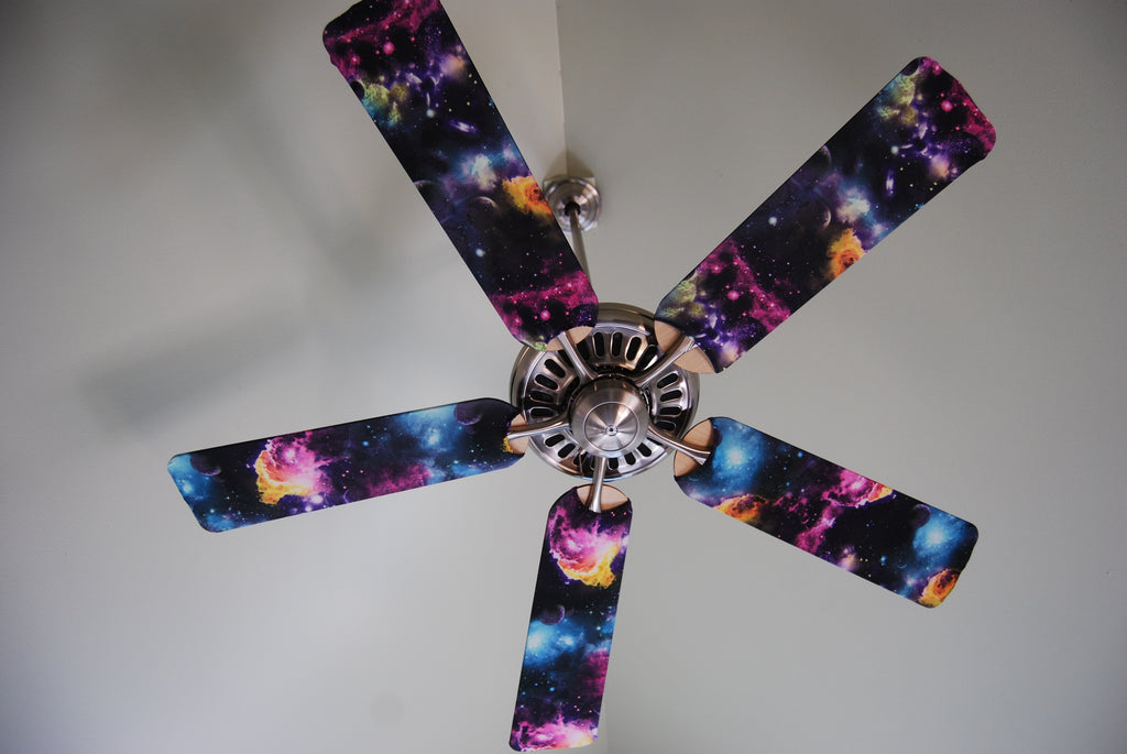 Ceiling Fan Cover Ceiling Fan Replacement Blades Rainbow Swirl Ceiling ...